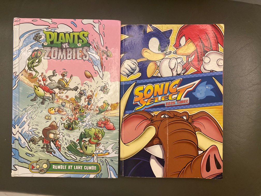 Sonic Comics Plants vs Zombie Comics, Hobbies & Toys, Books & Magazines ...