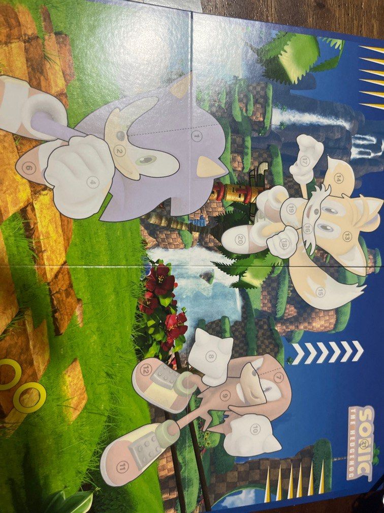 Sonic the hedgehog sticker book, Hobbies & Toys, Toys & Games on Carousell