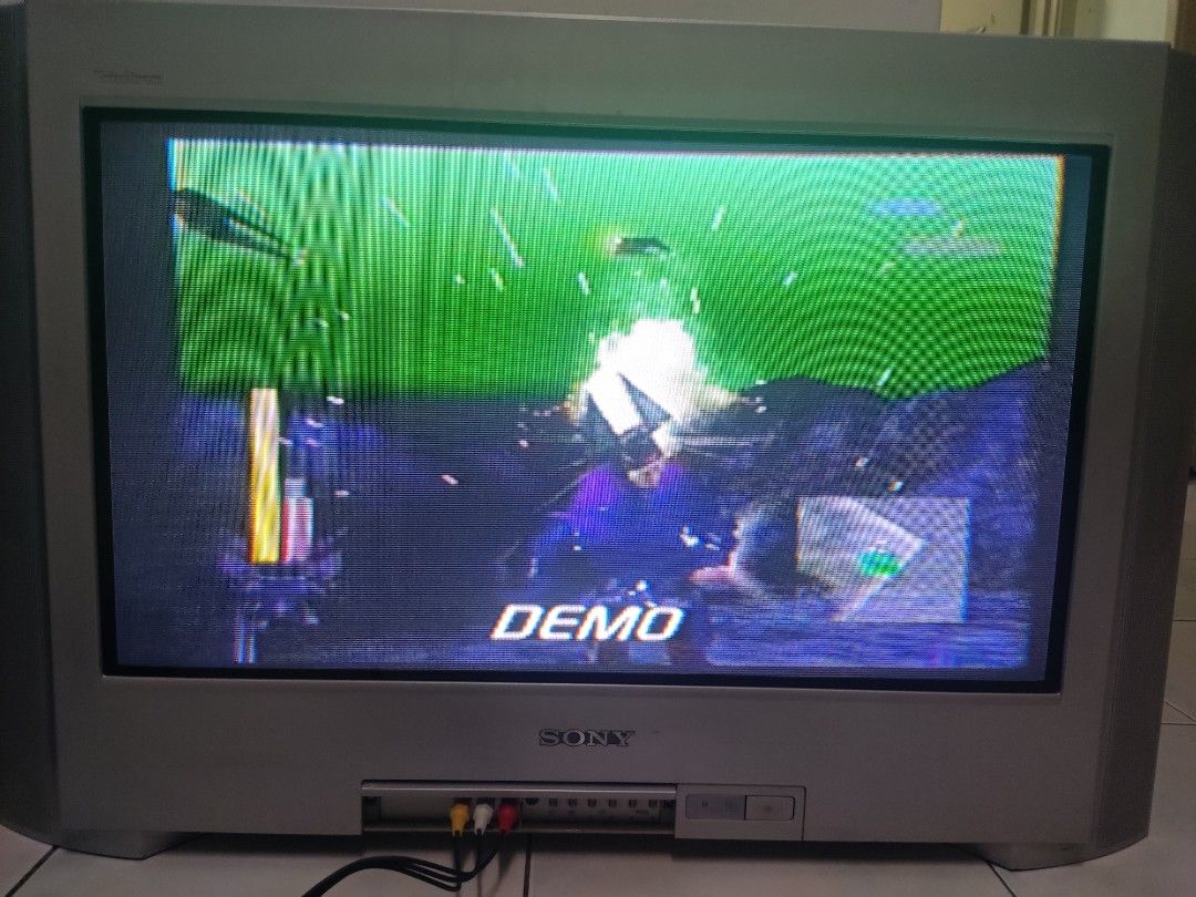 SONY TRINITRON WIDE SCREEN CRT TV 28 INCH, TV & Home Appliances, TV ...