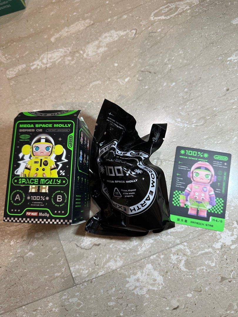 Space Molly Series 2 Popmart Patrick Star, Hobbies & Toys, Toys & Games ...