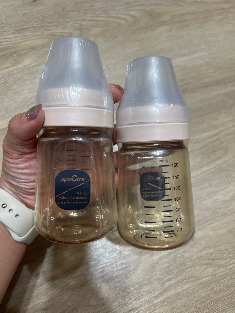 Spectra PPSU Milk Bottle 160ml, Babies & Kids, Nursing & Feeding, Breastfeeding & Bottle Feeding ...