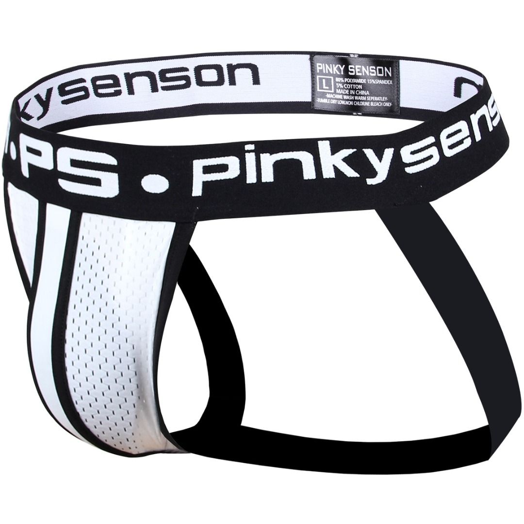 Sports Eyelet Mesh Breathable Man Jockstrap Men Thong G String, Men's ...