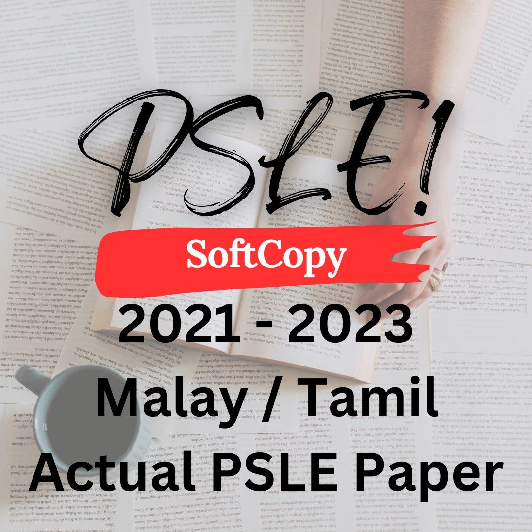 2021-2023 PSLE Malay! PSLE Tamil Exam Paper With Answer & Solutions ...