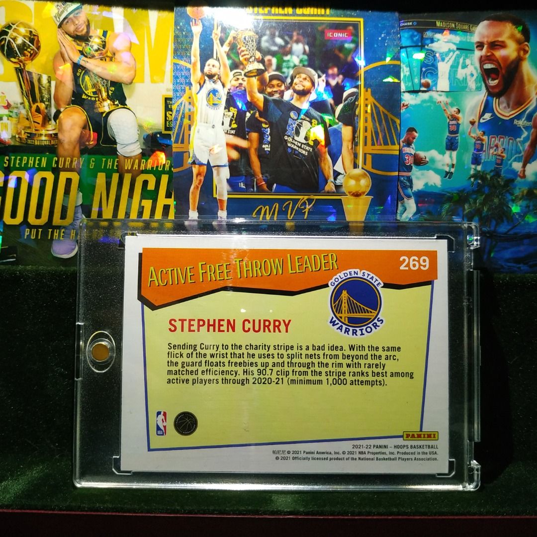 Stephen Curry NBA Hoops Active Free Throw Leader 2020 #269, Hobbies ...