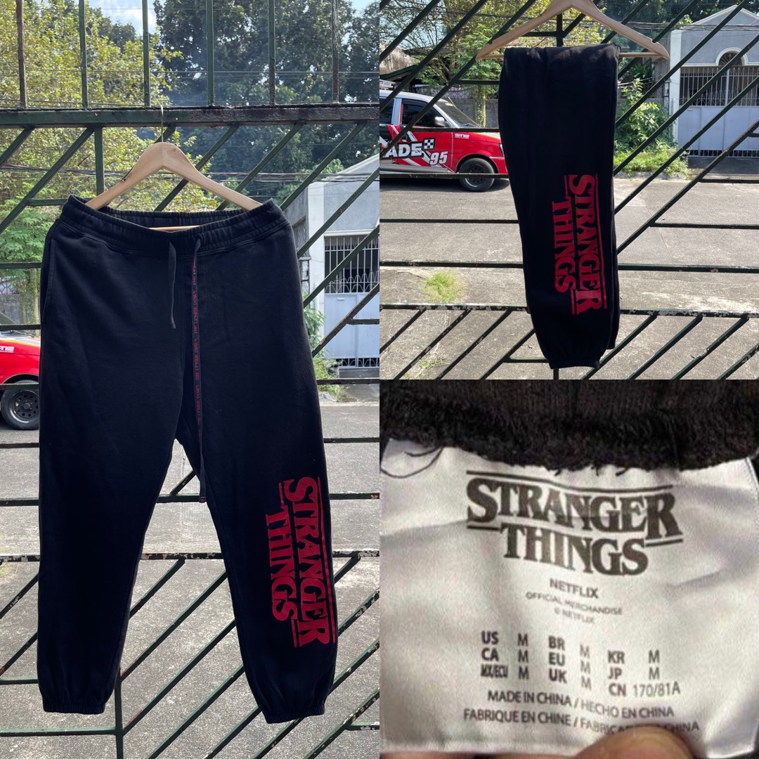 STRANGER THINGS PANTS LEGIT, Men's Fashion, Activewear on Carousell