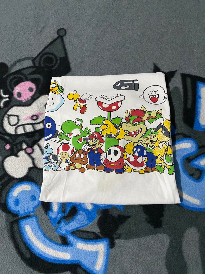 Super Mario, Men's Fashion, Tops & Sets, Tshirts & Polo Shirts on Carousell