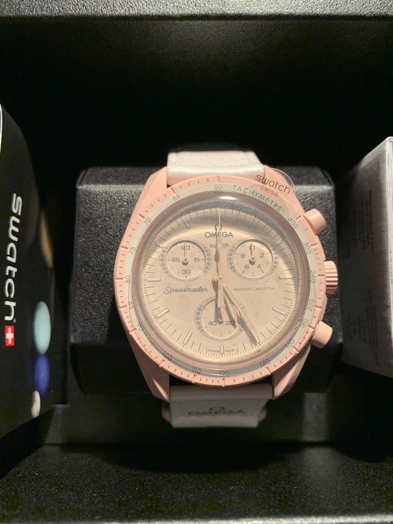 Swatch x Omega Mission to Venus Watch, Luxury, Watches on Carousell