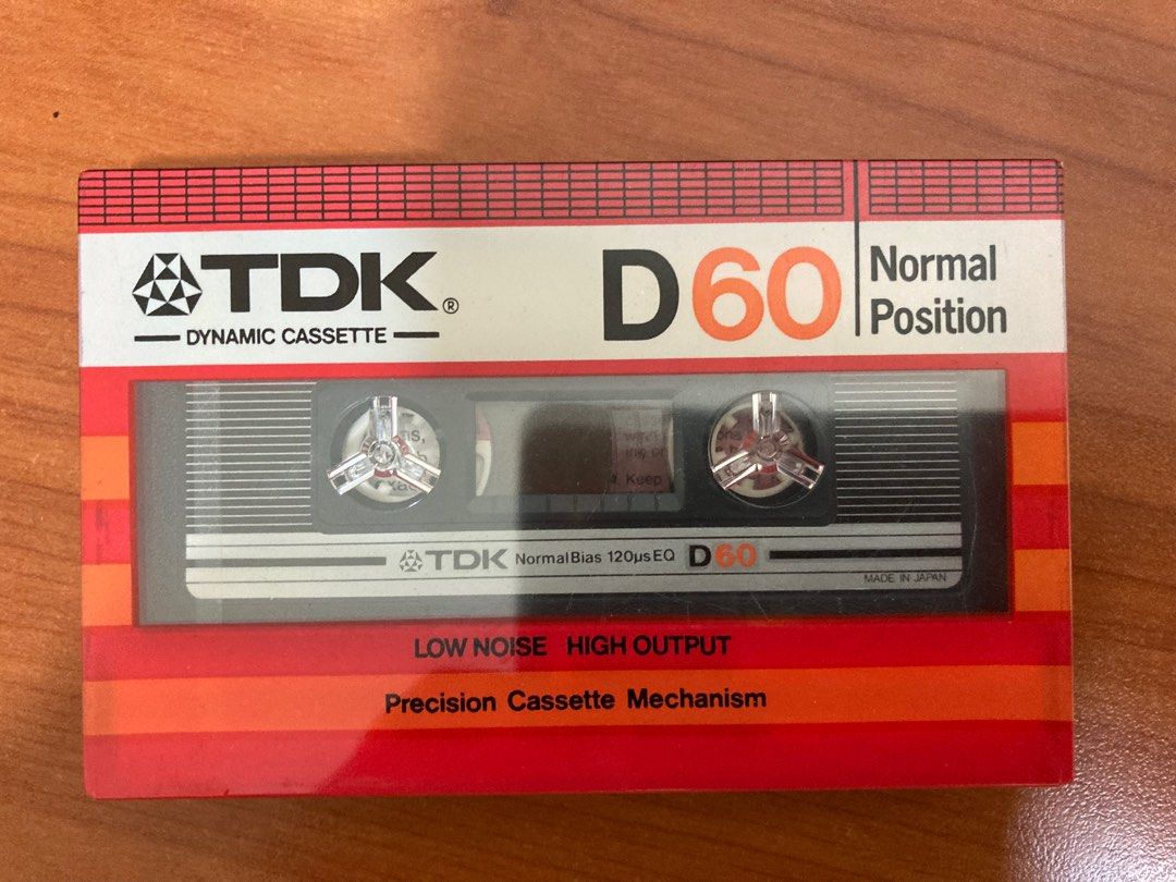 TDK D 60 Cassette Tape, Hobbies & Toys, Music & Media, CDs & DVDs on Carousell