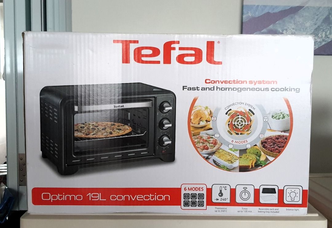 TEFAL Optimo 19L Convection Oven, TV & Home Appliances, Kitchen ...