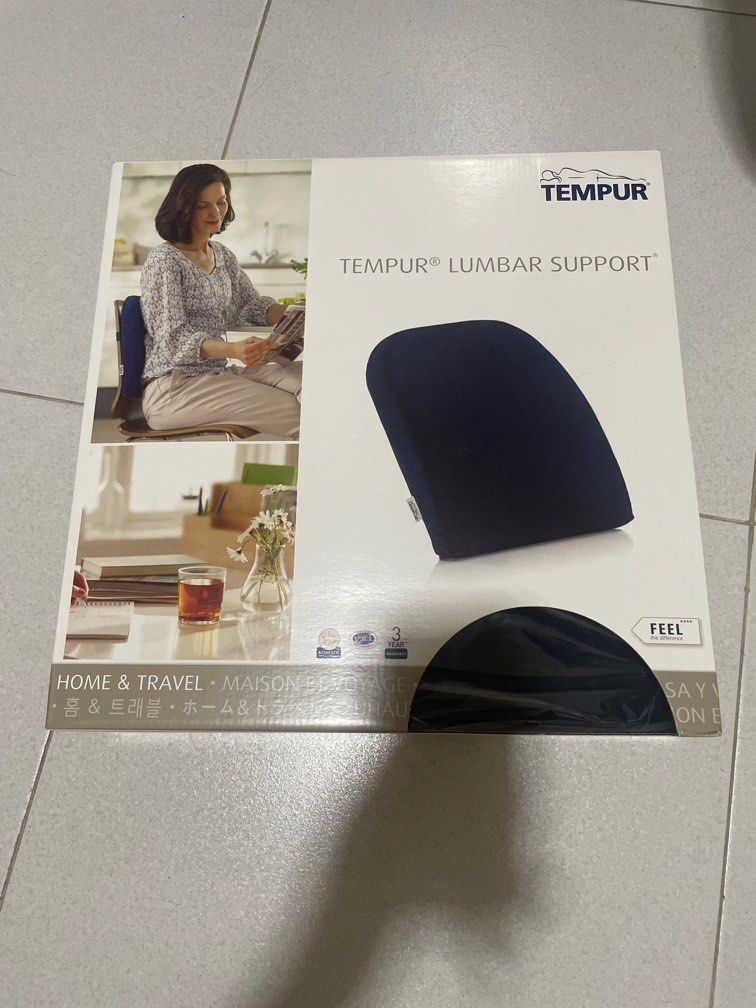 Tempur lumbar back support, Furniture & Home Living, Furniture, Chairs ...