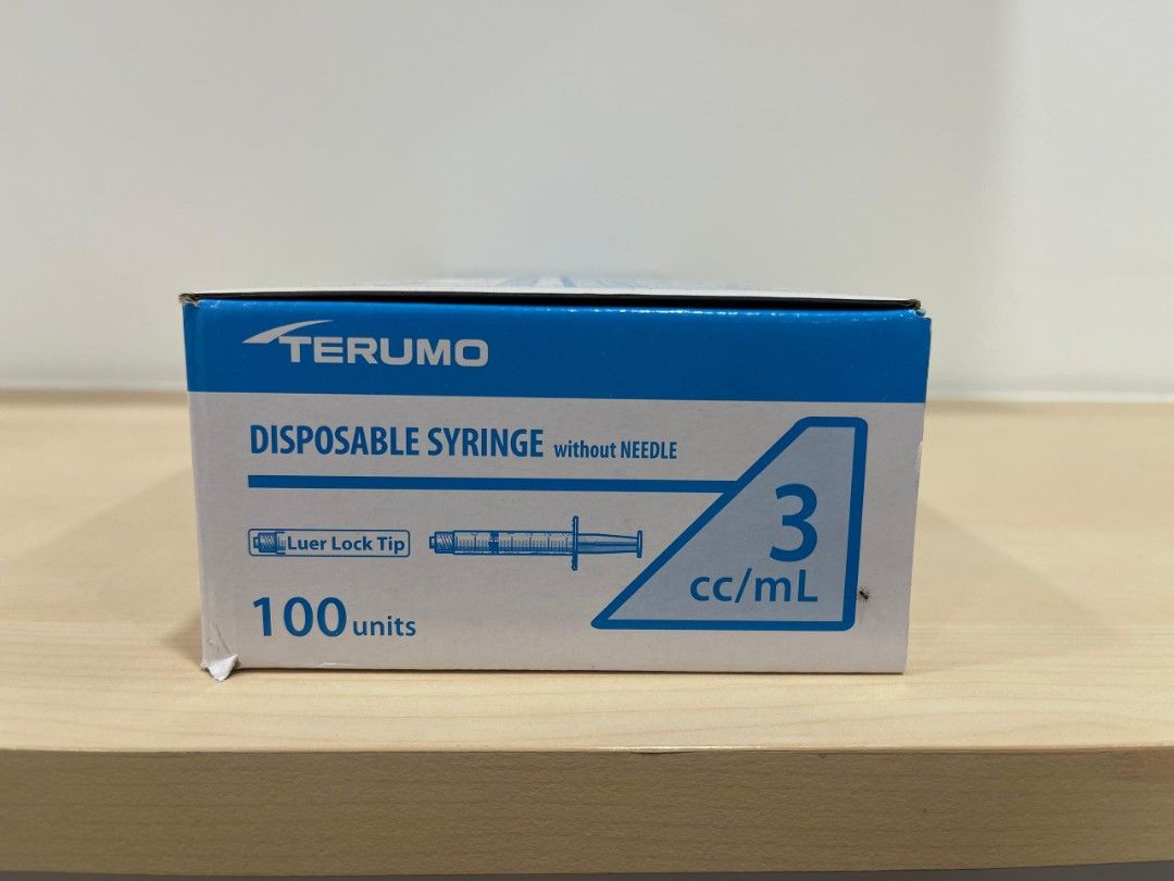 Terumo Disposable Syringe without needle 3CC/ML, Health & Nutrition, Medical Supplies & Tools on ...