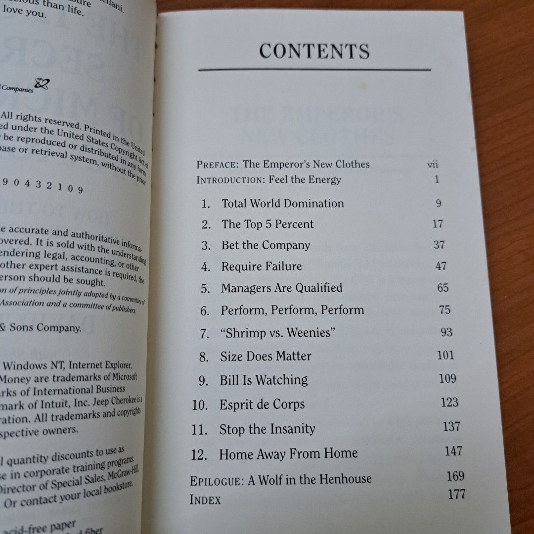 The 12 Simple Secrets of Microsoft Management, Hobbies & Toys, Books ...