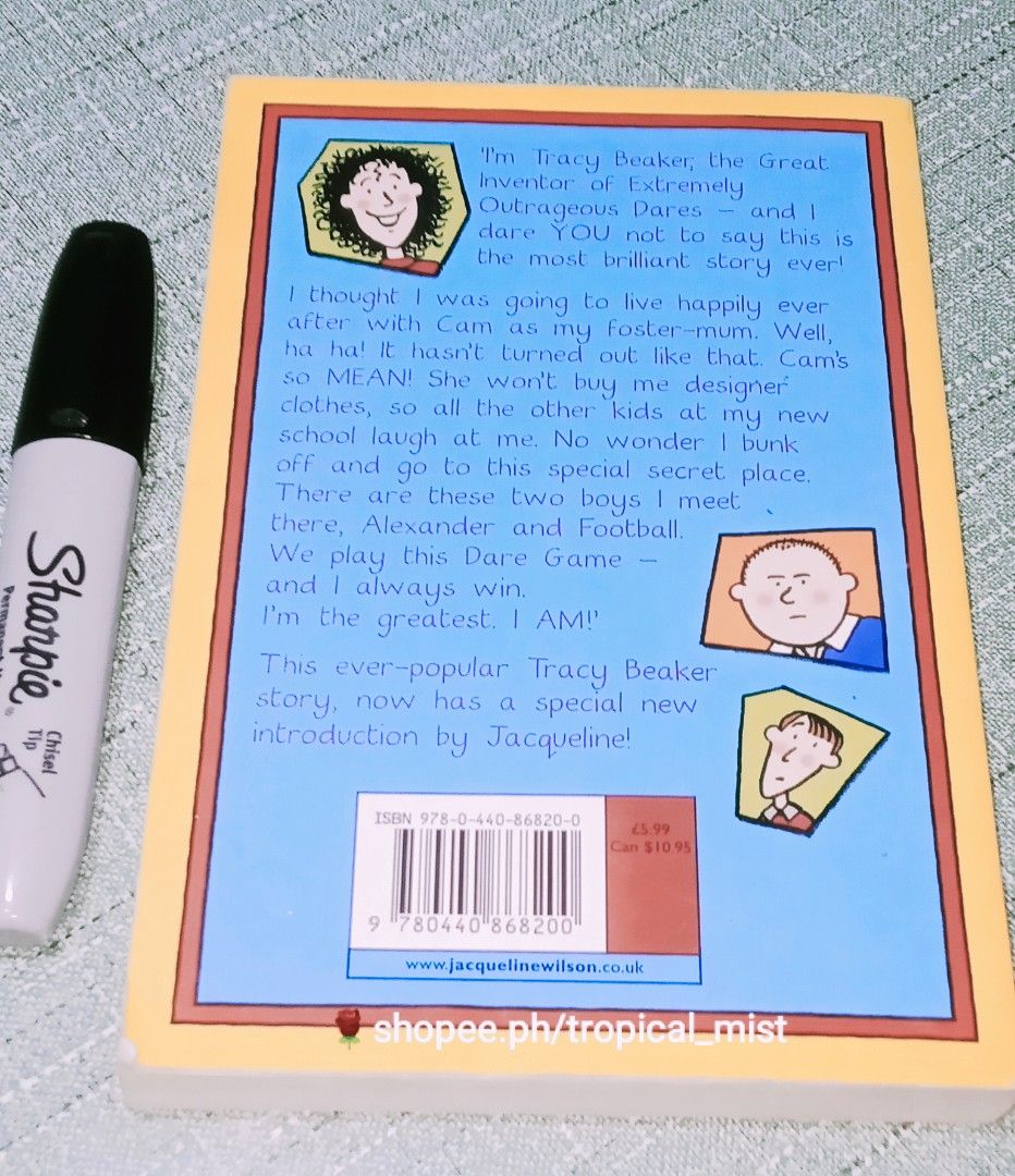 The Dare Game: A Tracy Beaker Story PB by Jacqueline Wilson, Hobbies ...