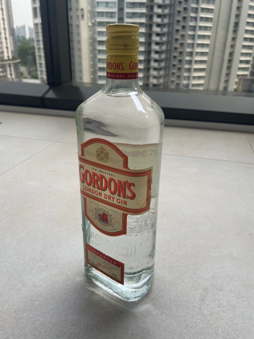The Original Gordon’s London Dry Gin - 1Litre, Food & Drinks, Alcoholic ...