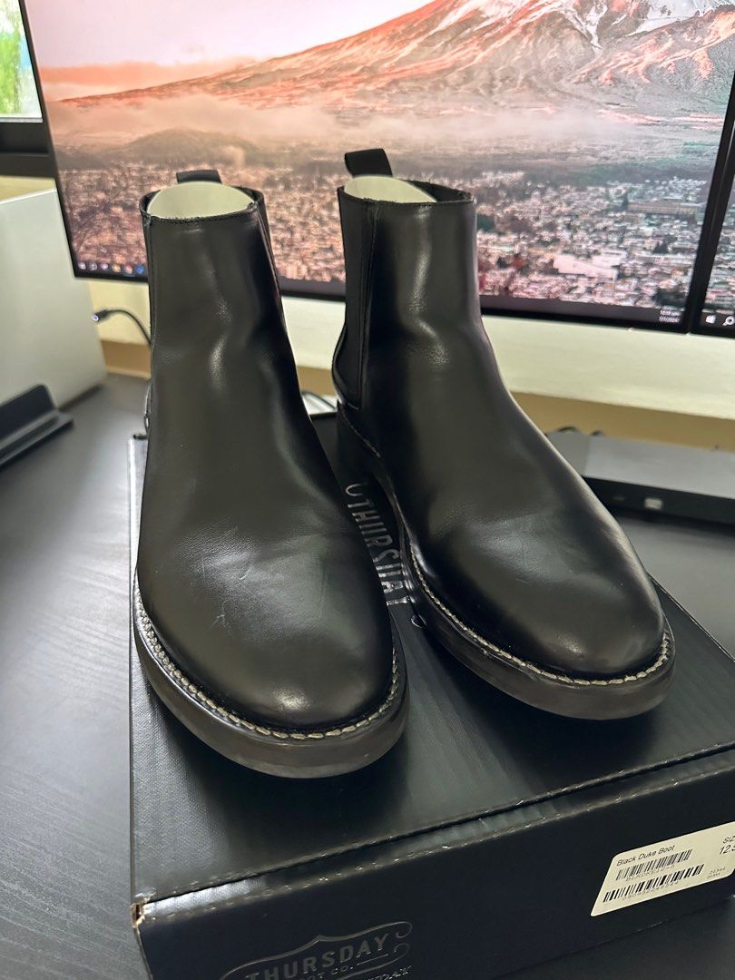 THURSDAY BOOT Black Duke Boot, Men's Fashion, Footwear, Boots on Carousell