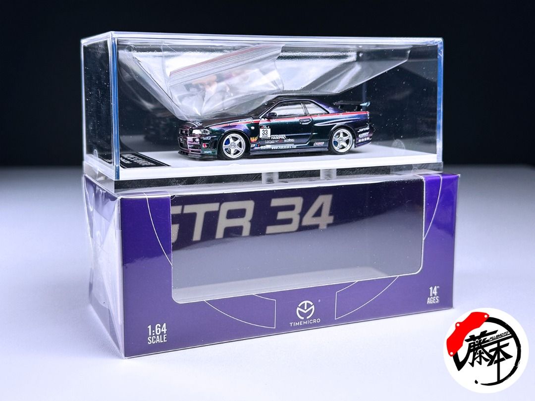 TIME MIRCO 1/64 R34 CHAMELEON #33 WITH FIGURE, Hobbies & Toys, Toys ...