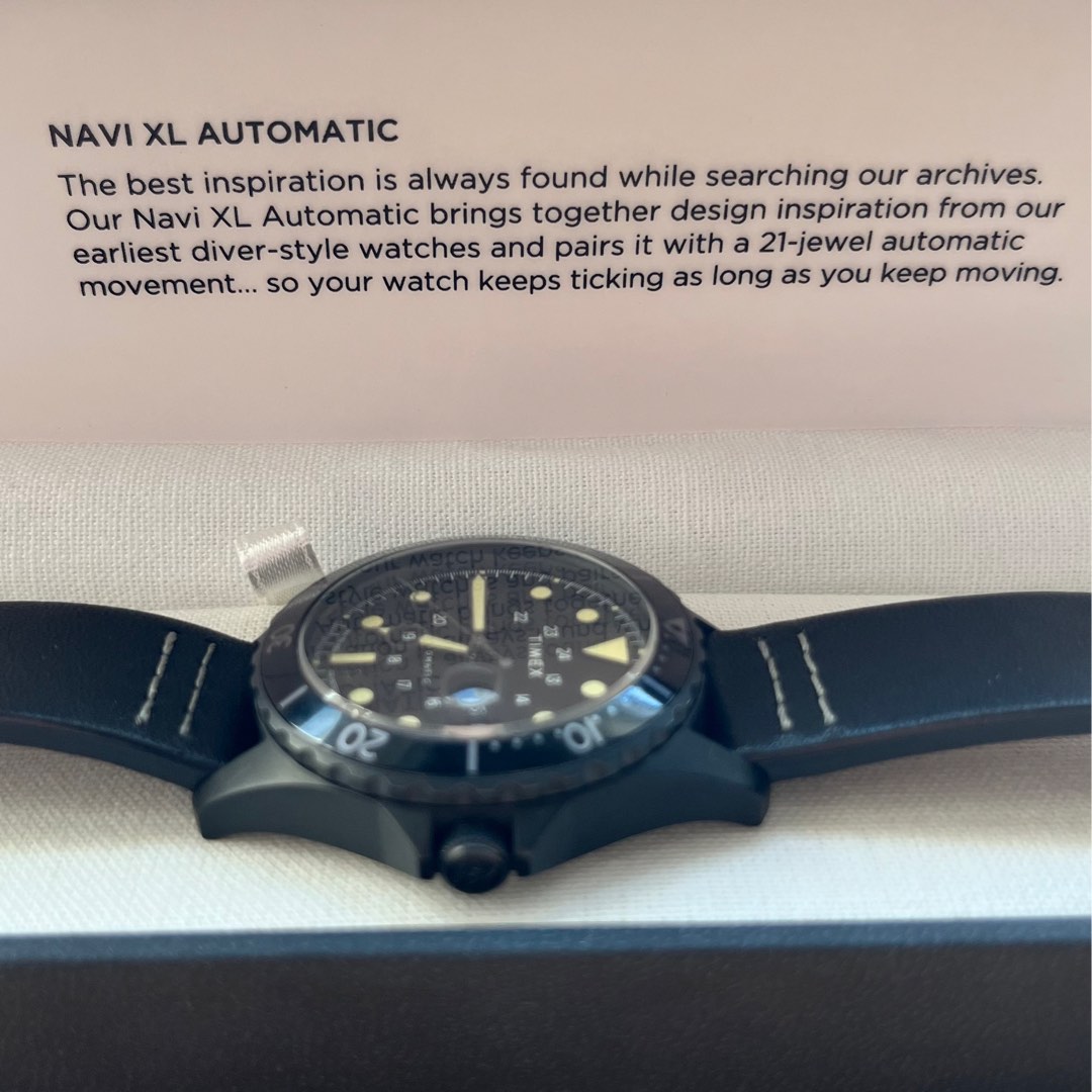 Timex Navi XL 41mm Automatic, Men's Fashion, Watches & Accessories ...