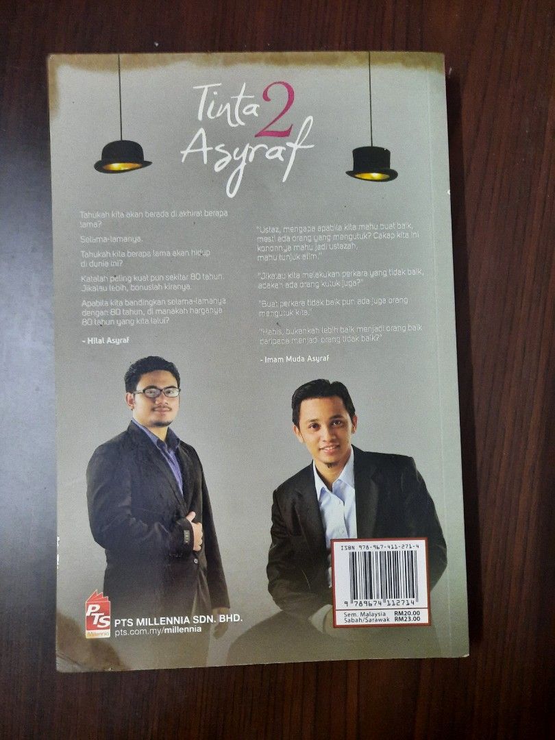 Tinta 2 Asyraf (by Hilal Asyraf & Imam Muda Asyraf), Hobbies & Toys ...
