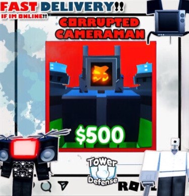 Cheapest Toilet Tower Defense Corrupted Camera Man, Video Gaming ...