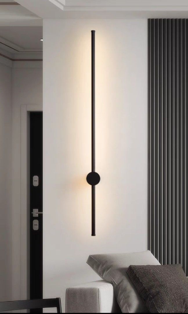 Tri Color Wall Light in Smooth Matt Black Finish, Furniture & Home ...