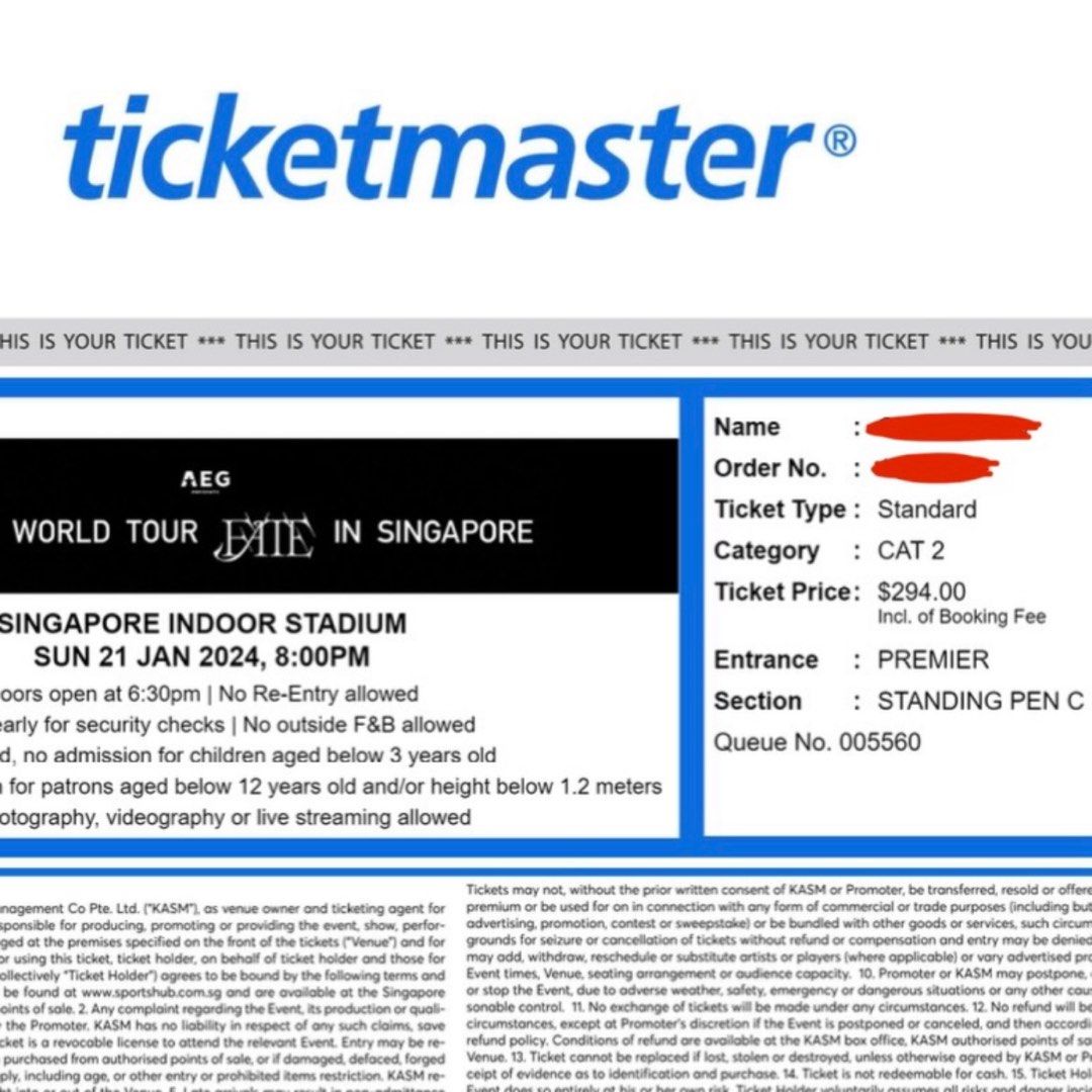 URGENT WTS/WTT CAT 2 Enhypen fate tour concert ticket, Tickets ...