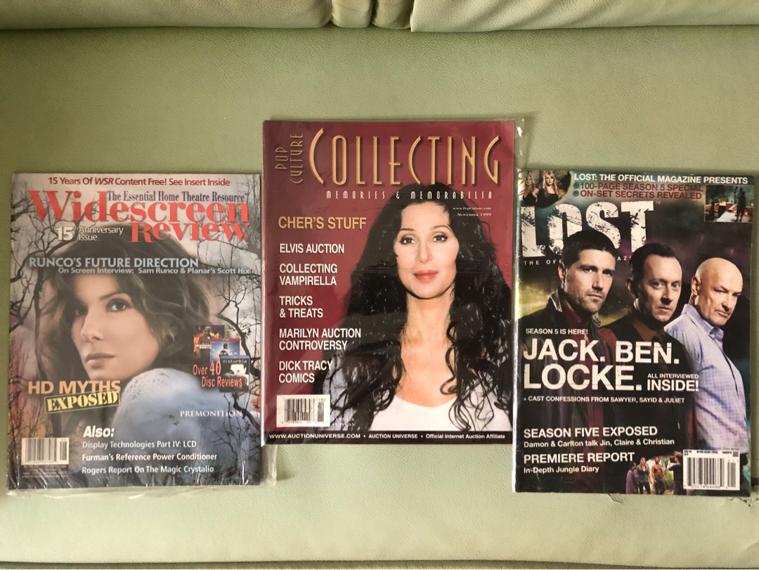 U.S. magazines: WIDESCREEN Review, Pop Culture COLLECTING, WIDESCREEN ...