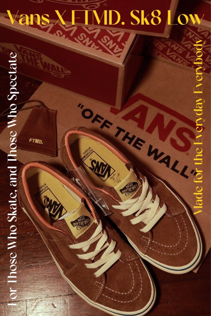 Vans X FTMD. Sk8-Low, Men's Fashion, Footwear, Sneakers on Carousell