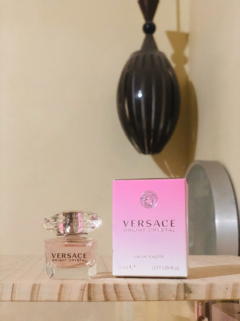 VERSACE BRIGHT CRYSTAL MINI PERFUME, Beauty & Personal Care, Fragrance ...
