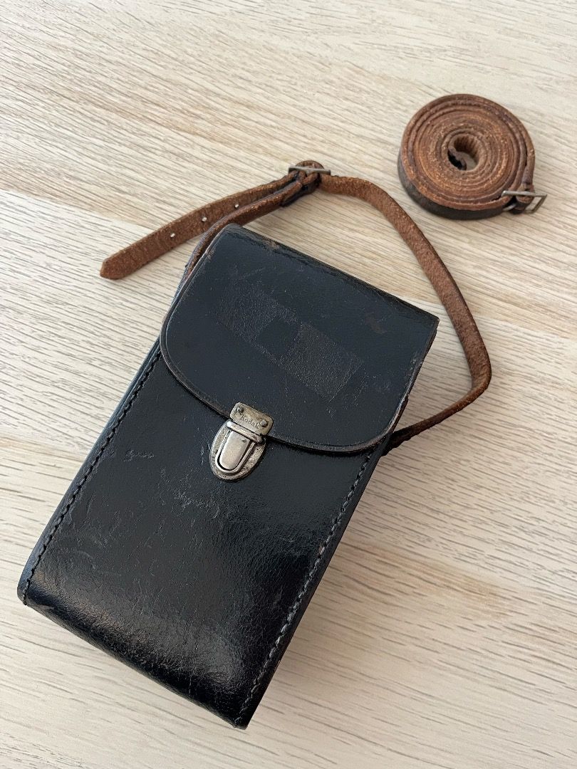 Vintage 1950’s-60's Kodak Leather Camera Case 古董 柯達皮製相機包 made in Great ...