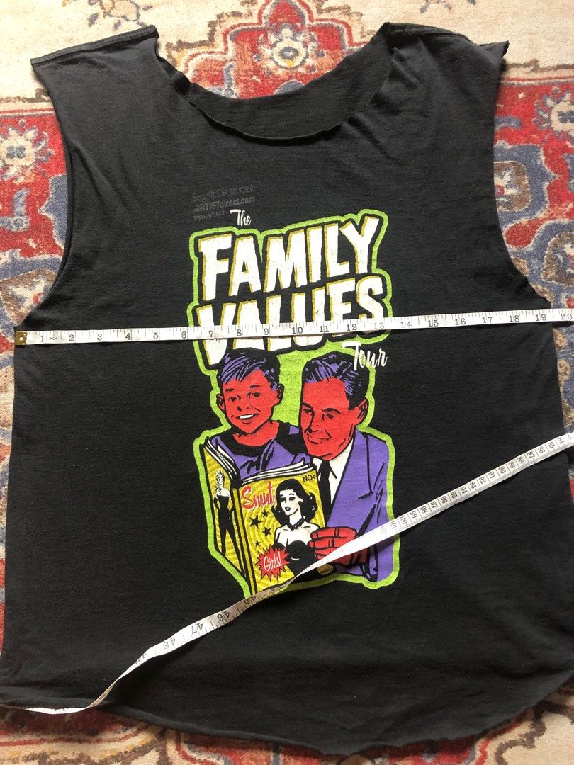 Vintage Family Values Band Tour Shirt, Men's Fashion, Tops & Sets ...