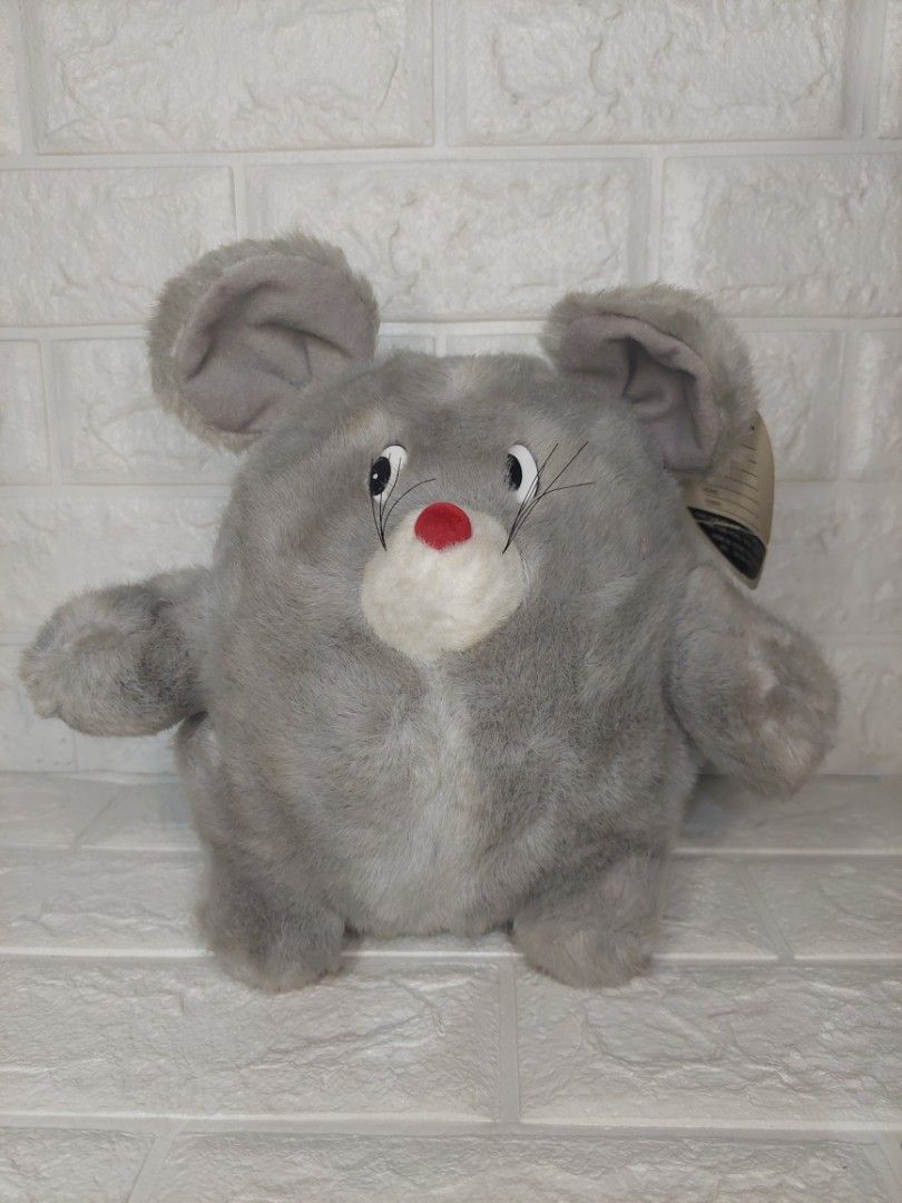 Vintage Fat Gray Mouse Plush/Stufftoy, Hobbies & Toys, Memorabilia ...