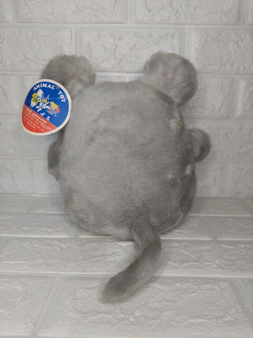 Vintage Fat Gray Mouse Plush/Stufftoy, Hobbies & Toys, Memorabilia ...