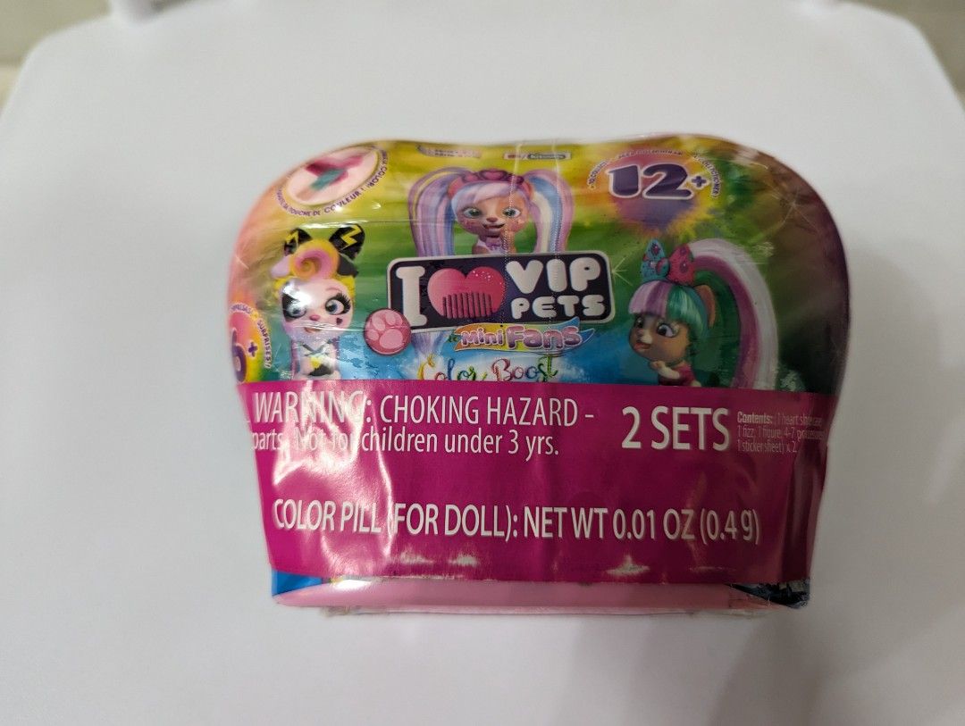 VIP Pets Mini Fans Color Boost 2-Pack, Hobbies & Toys, Toys & Games on ...