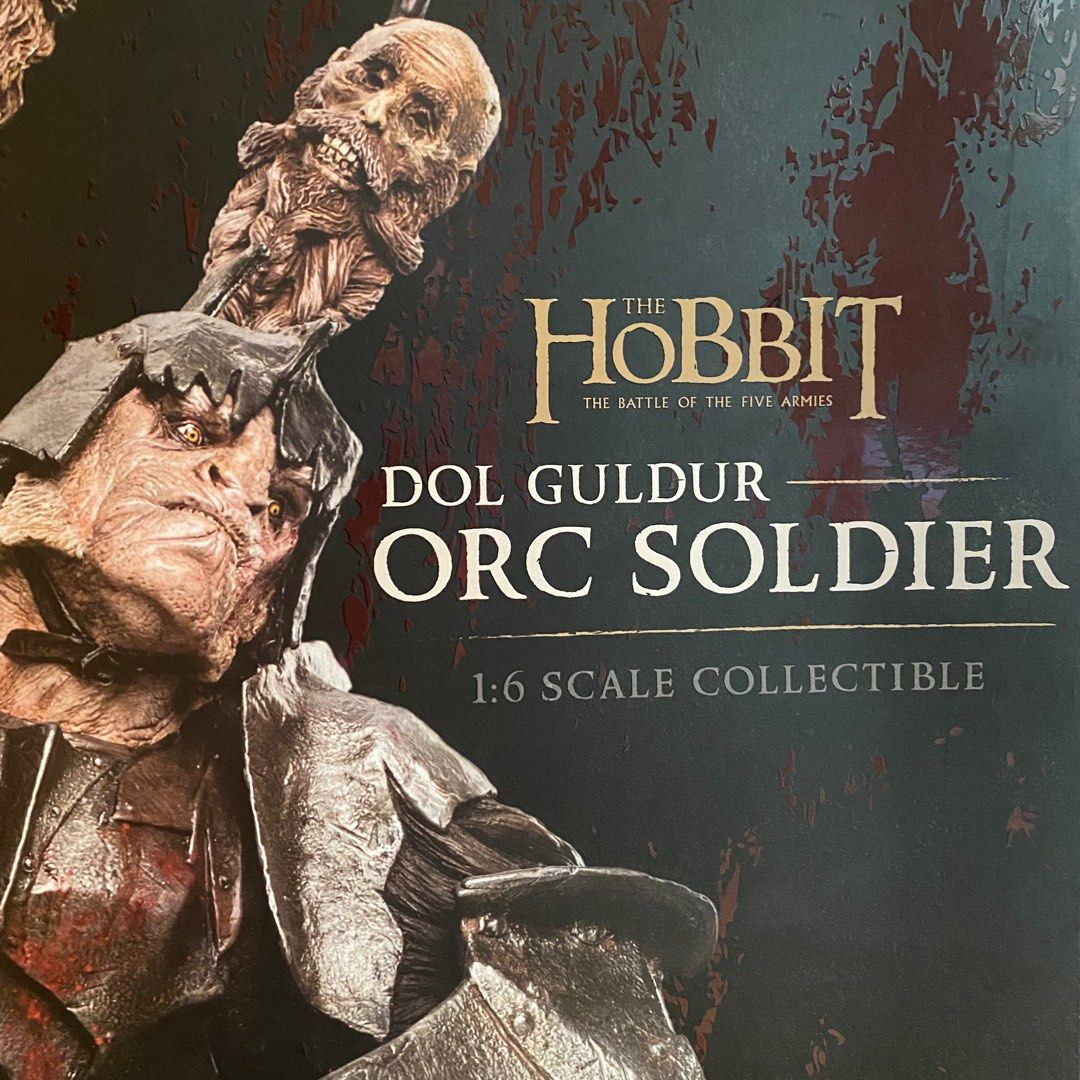 Weta collectibles lords of the rings hobbit Dol Guldur Orc soldier ...