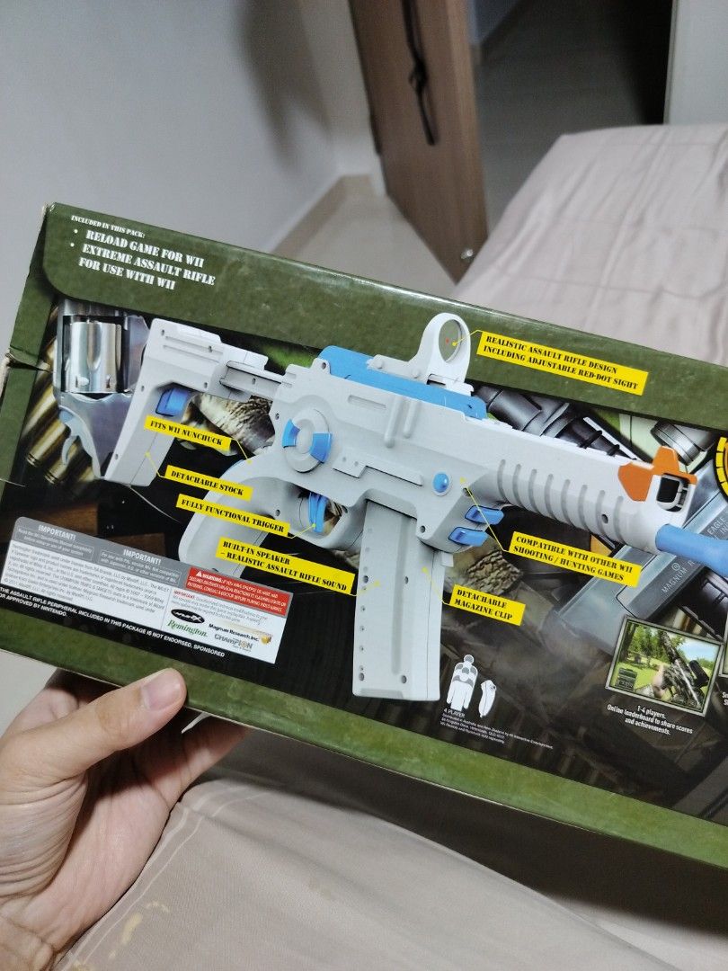 Wii Reload Extreme Assault Rifle, Video Gaming, Gaming Accessories ...