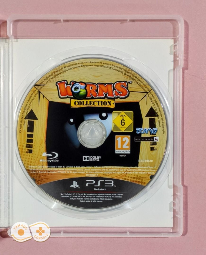 Worms Collection - [PS3 Game] [ENGLISH Language] [CIB / Complete in Box], Video Gaming, Video ...