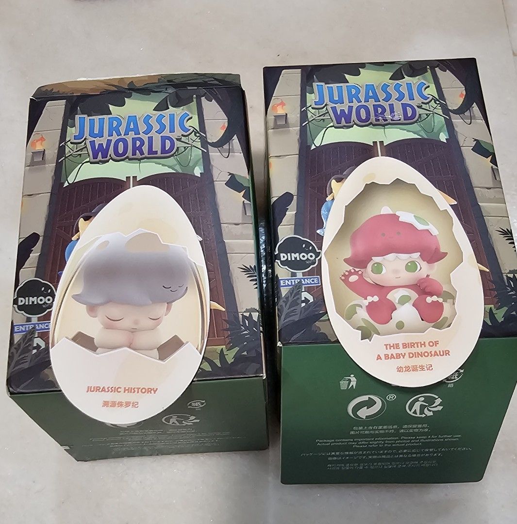 WTS Dimoo Jurassic World Jurassic History and The Birth of Baby ...