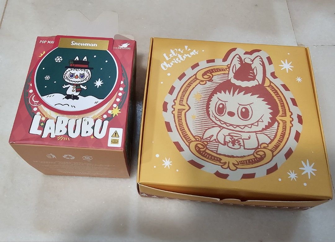 WTS Labubu Let's Christmas Pendant Blind box Popmart Merry Christmas ...