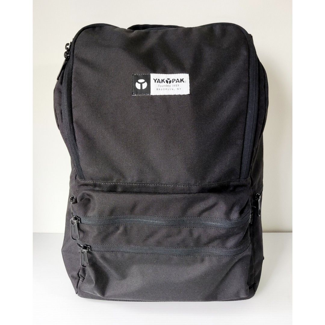 YAK PAK Black Backpack Large, Men's Fashion, Bags, Backpacks on Carousell
