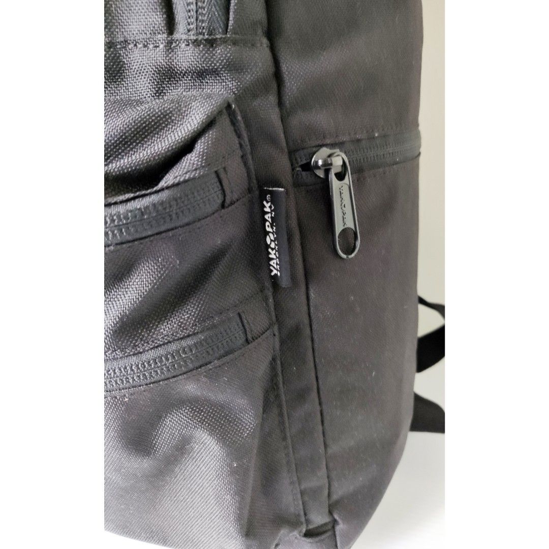 YAK PAK Black Backpack Large, Men's Fashion, Bags, Backpacks on Carousell