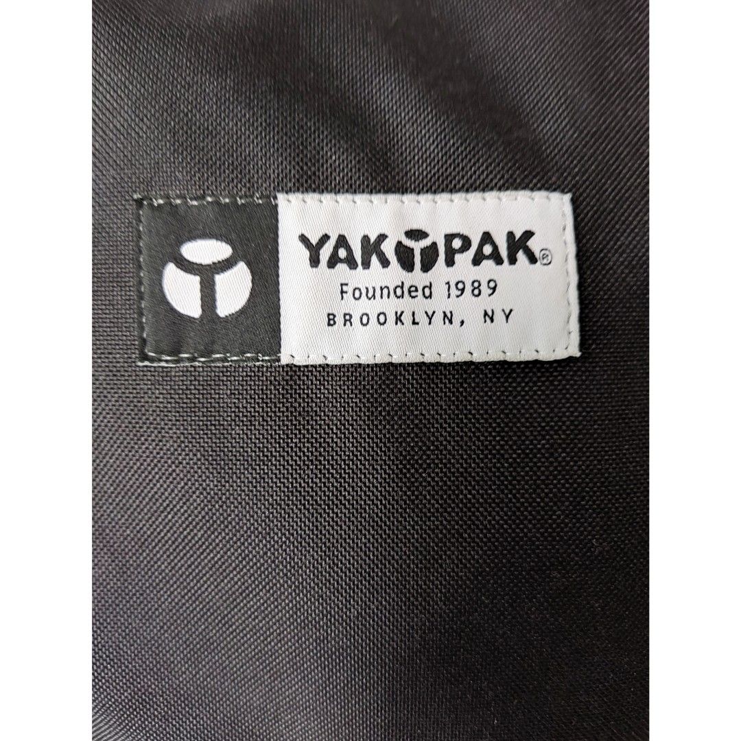 YAK PAK Black Backpack Large, Men's Fashion, Bags, Backpacks on Carousell