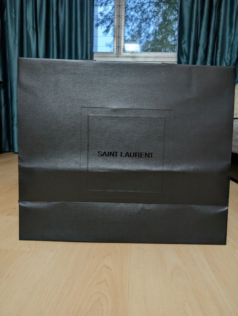 YSL paper bag, Luxury, Bags & Wallets on Carousell