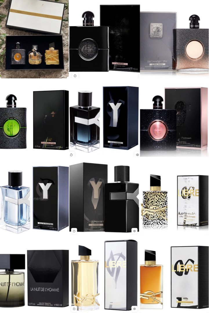 YSL Perfume Collection Men & Women, Beauty & Personal Care, Fragrance ...