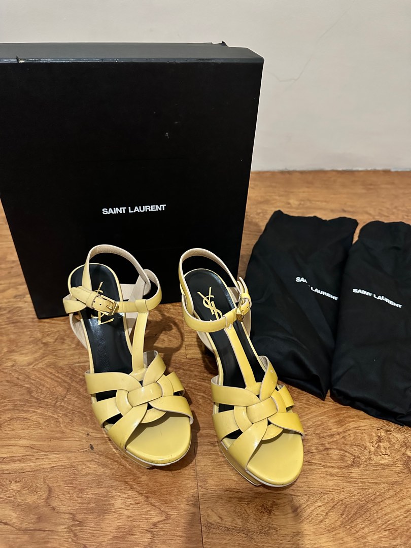 YSL Tribute, Women's Fashion, Footwear, Heels on Carousell
