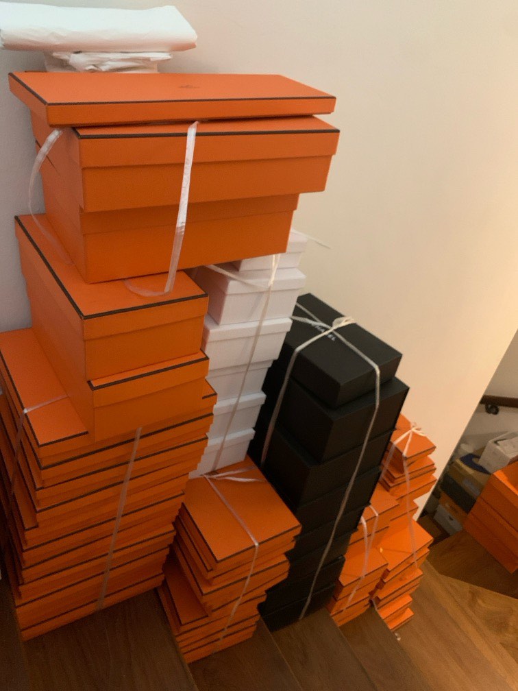 Hermes boxes 100% authentic, Luxury, Accessories on Carousell