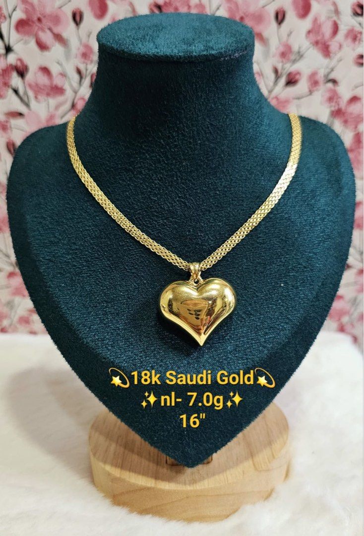 18K Gold Necklace 16" 7grams, Women's Fashion, Jewelry & Organizers ...