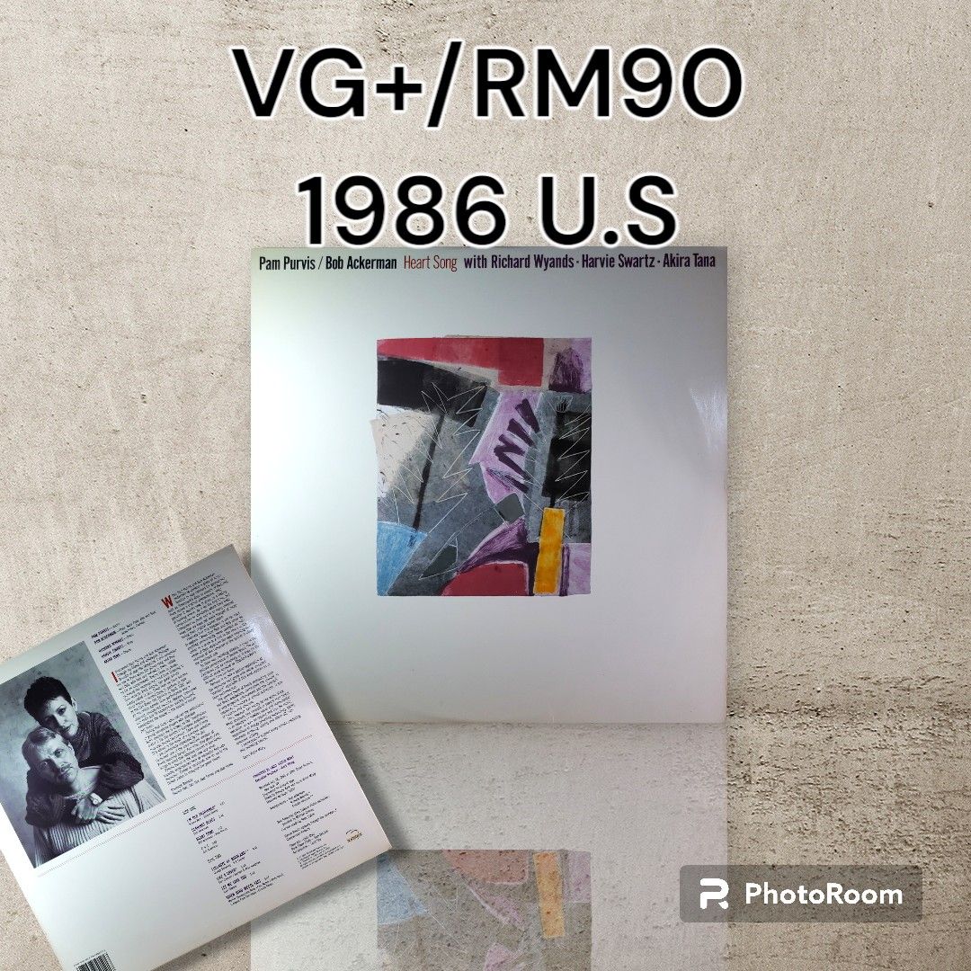 [ 817 ] 1986 u.s press - PAM PURVIS / BOB ACKERMAN _ HEART SONG ...