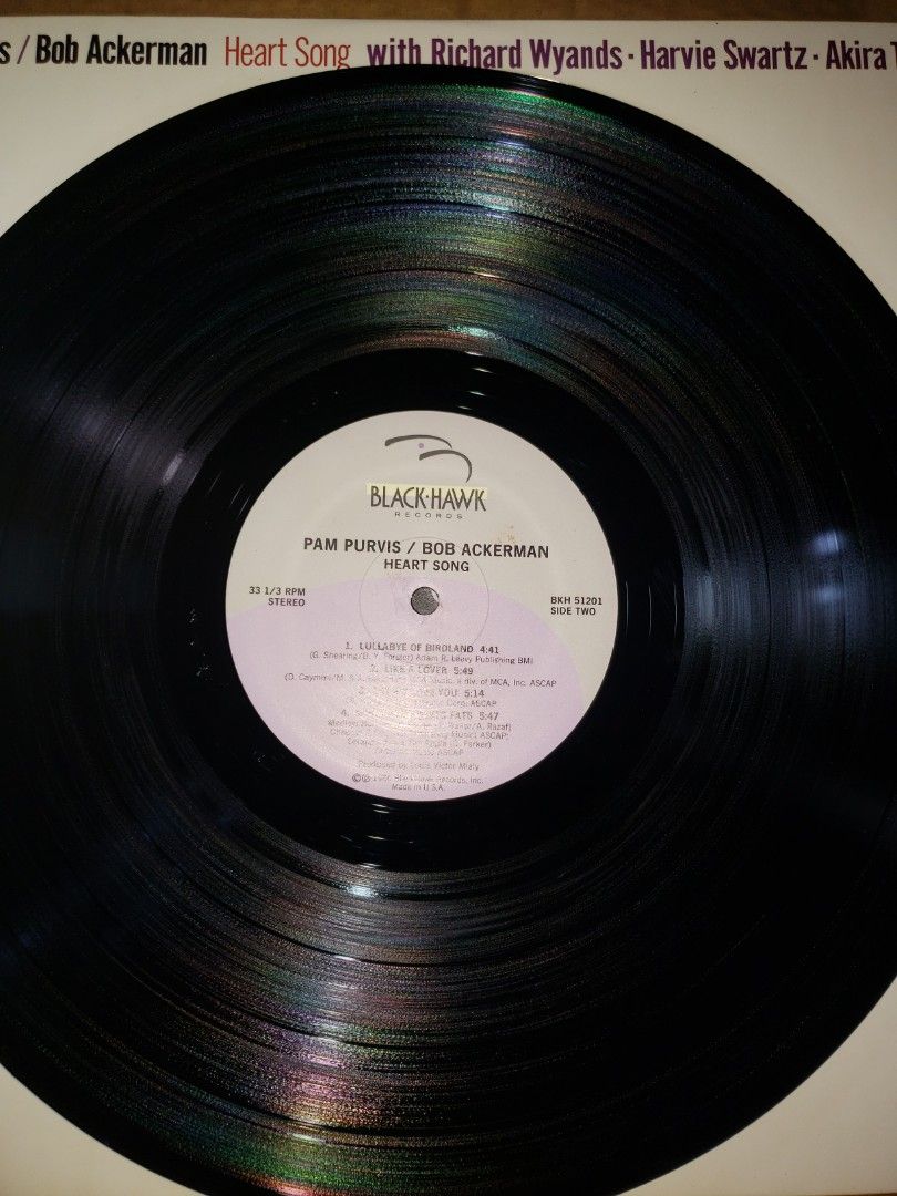 [ 817 ] 1986 u.s press - PAM PURVIS / BOB ACKERMAN _ HEART SONG ...