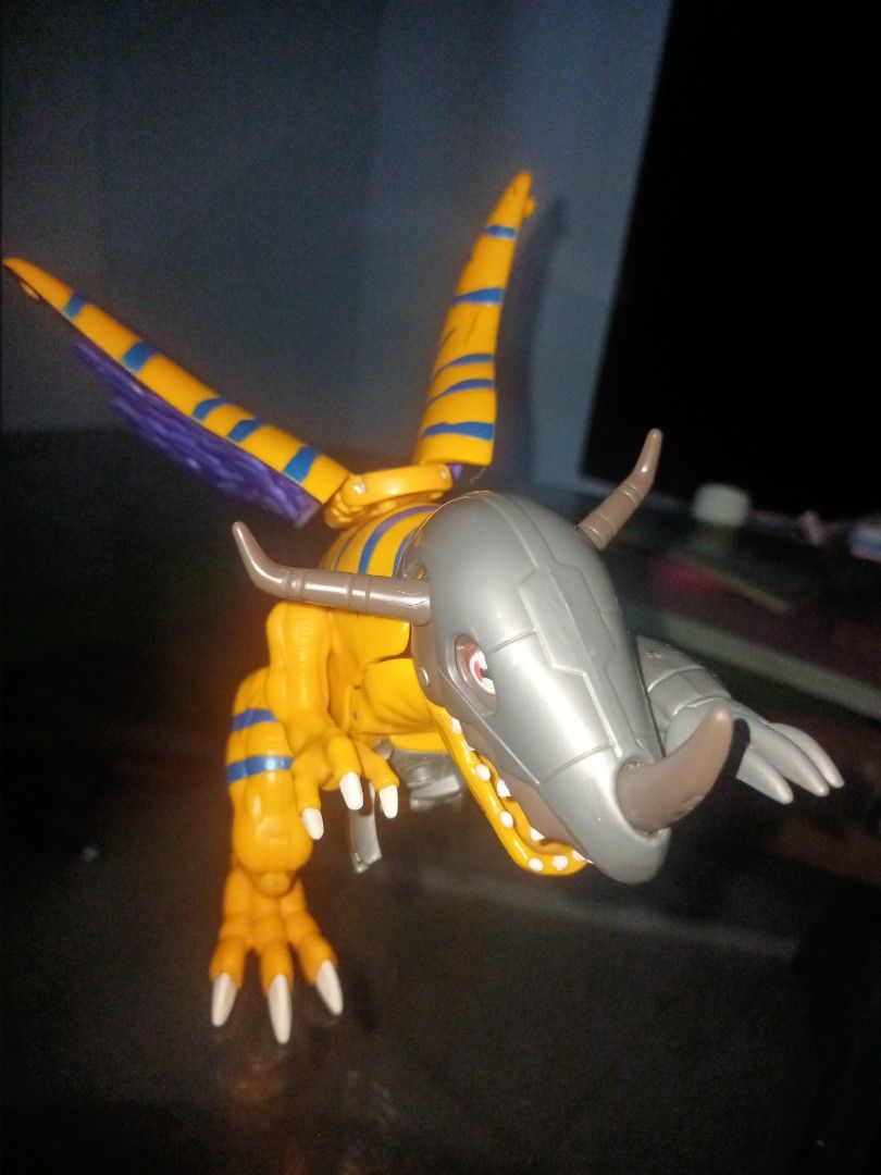 1999 Digivolving spirit Greymon/Metal Greymon, Hobbies & Toys, Toys ...