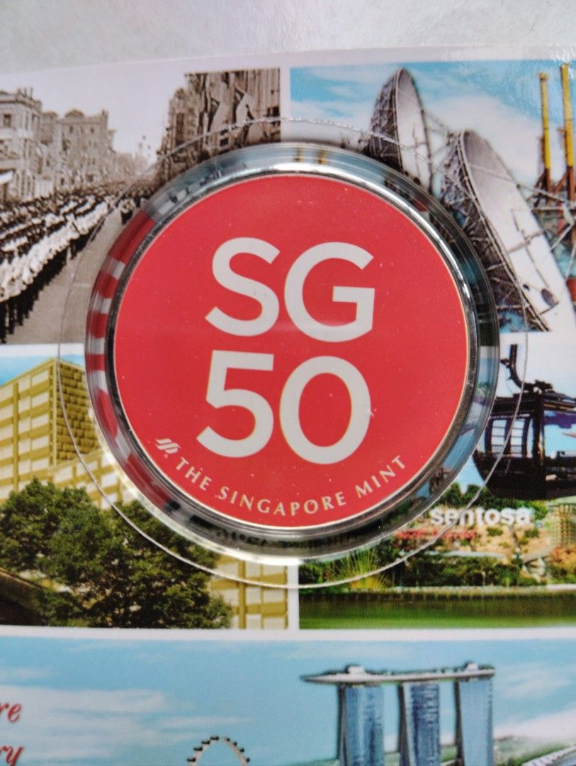 2015 Singapore SG50 $2 Proof-like Coin and Medallion Set, Hobbies ...